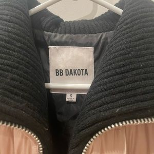 BB Dakota | Jackets & Coats | Bb Dakota Puffer Coat In A Pinkishtan ...